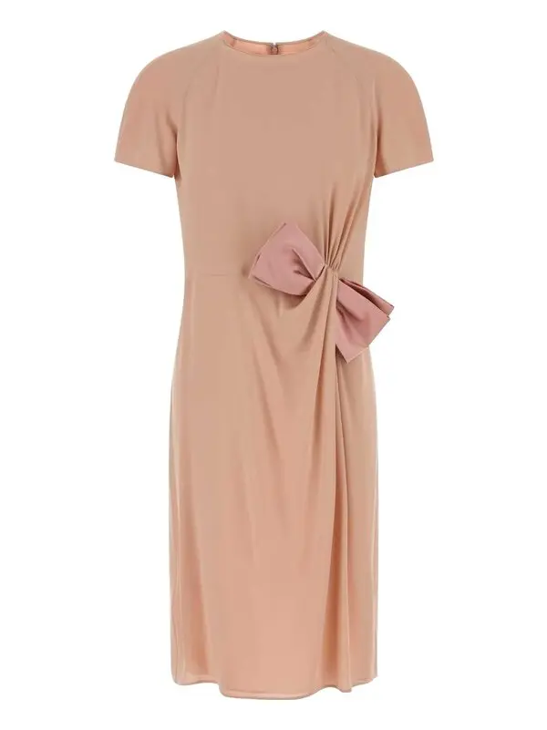 Valentino Garavani Crepe Dress - Pink