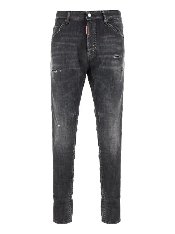 Dsquared2 Slim Leg Distressed Jeans - Multicolor