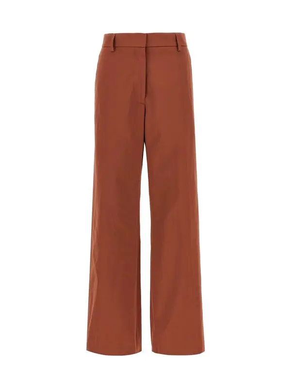 Dries Van Noten Paxy Satin Pants - Red