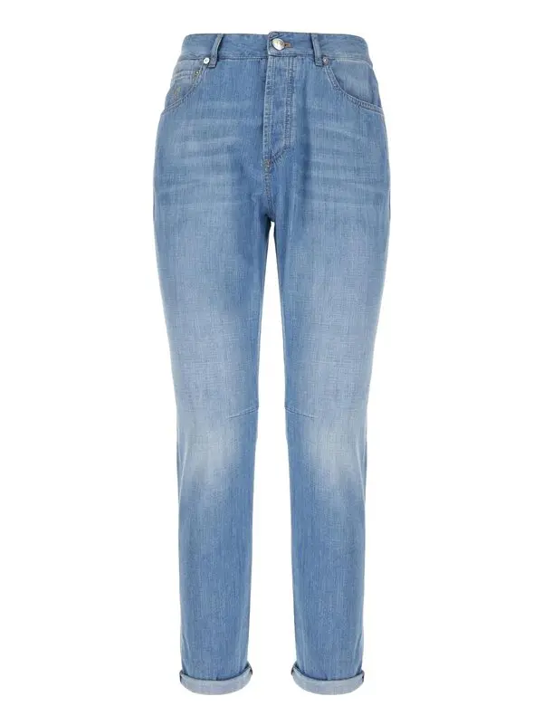 Brunello Cucinelli Straight Leg Jeans - Multicolor