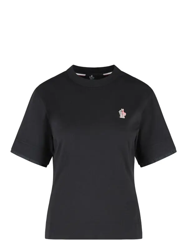 Moncler Cotton T-shirt - Black