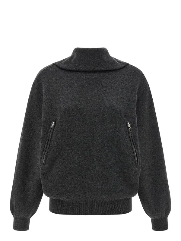 Balenciaga Back-to-front' Sweater - Gray