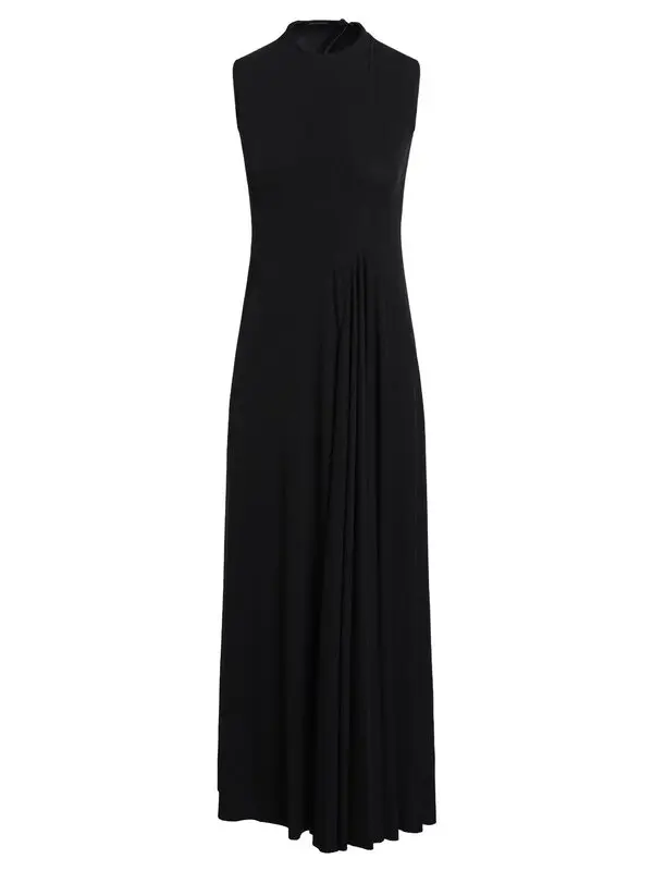 Balenciaga Sleeveless Long Dress - Black