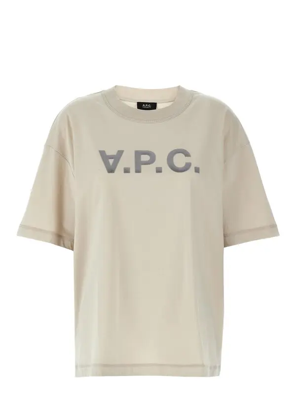A.p.c. Oversize Grand Vpc T-shirt - Cream