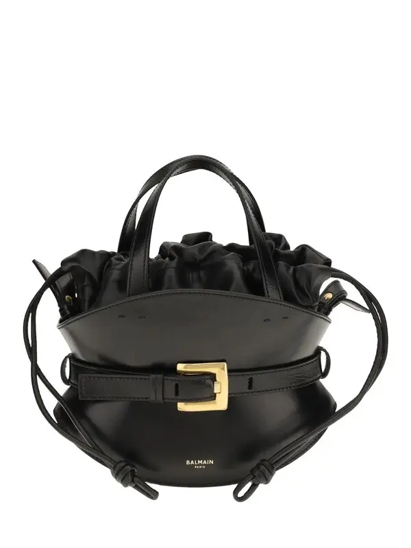 Balmain Shuffle Mini Shoulder Bag - Black