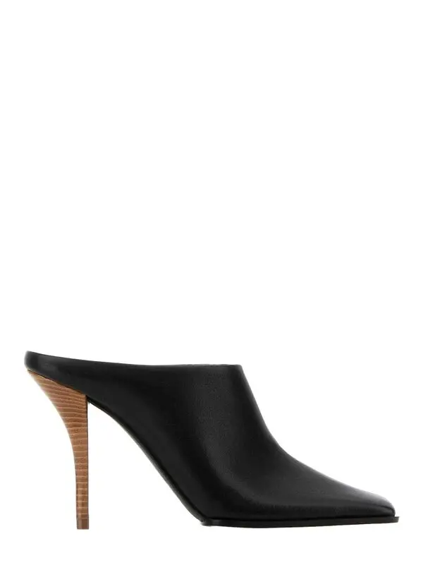 Alaïa Leather Mules - Black