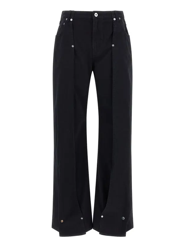 JEAN PAUL GAULTIER Snap-button Denim Jeans - Blue