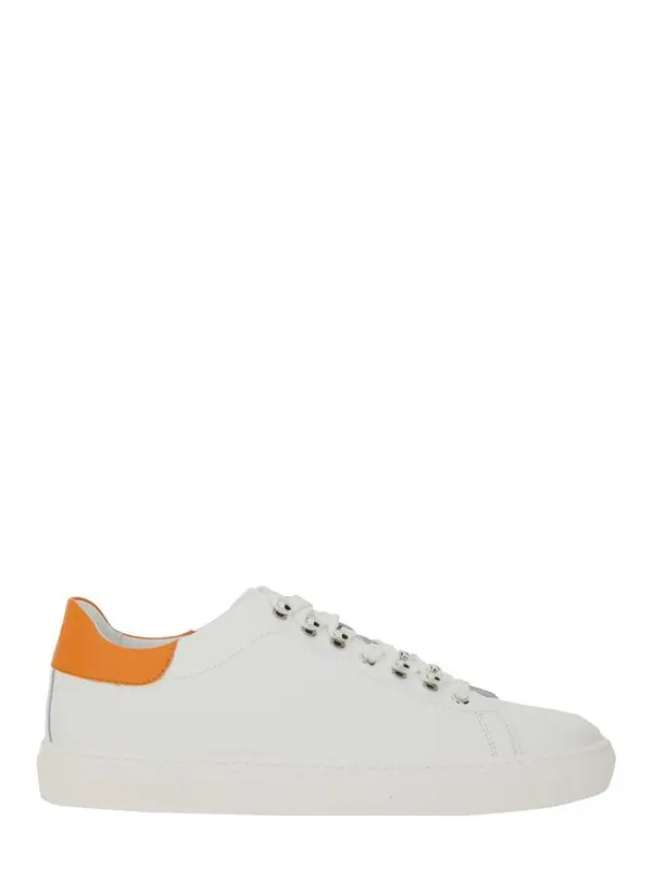 Moschino Leather Sneakers - White