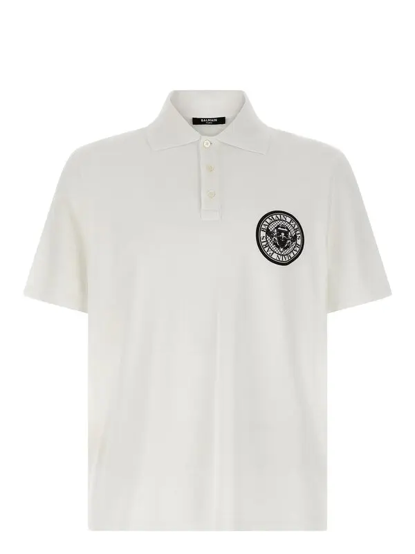 Balmain Coin' Polo Shirt - Multicolor
