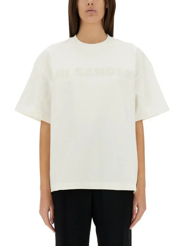 JIL SANDER Logo T-shirt - White