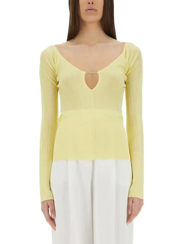 Jacquemus The Praluce Top - Yellow
