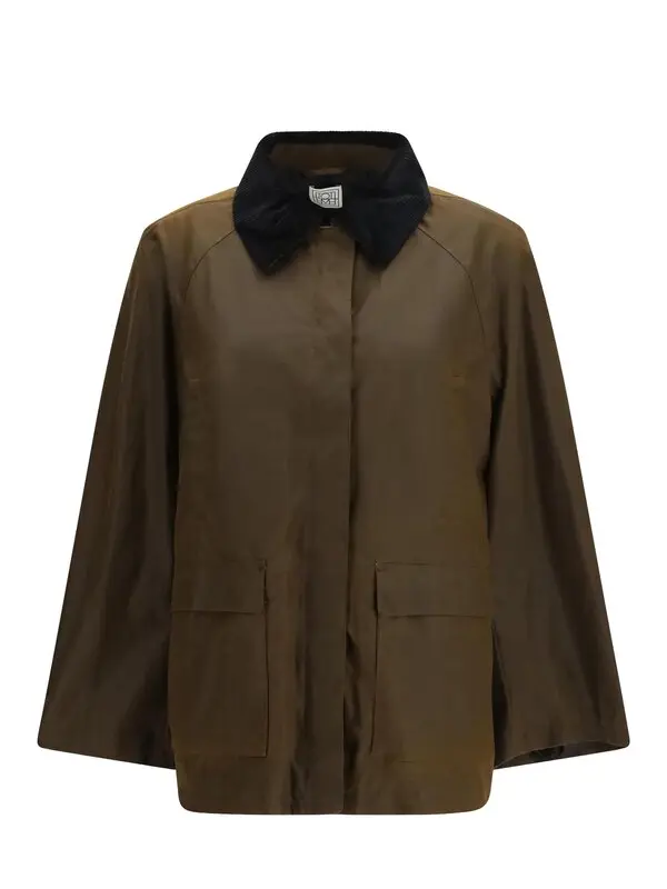 TOTEME Country Jacket With Velvet Collar - Brown