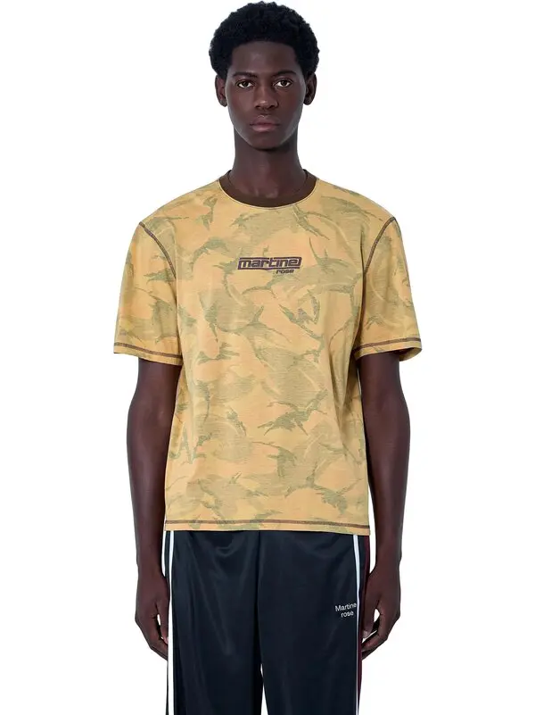 Martine Rose Printed Cotton Jersey T-shirt - Orange
