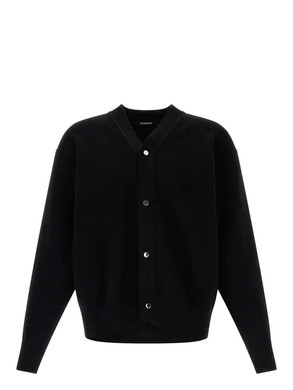 Jacquemus Le Cardigan Doppio Cardigan - Black