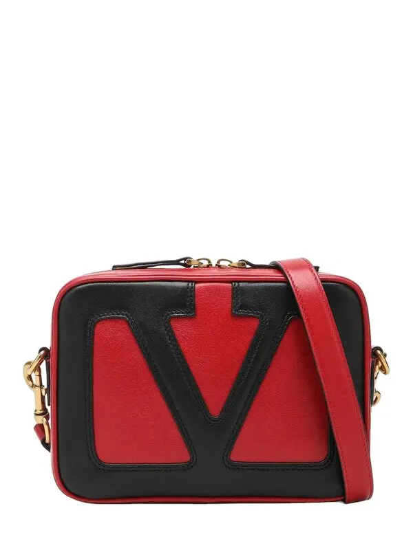 Valentino Garavani Viva Superstar Crossbody Bag /black - Red