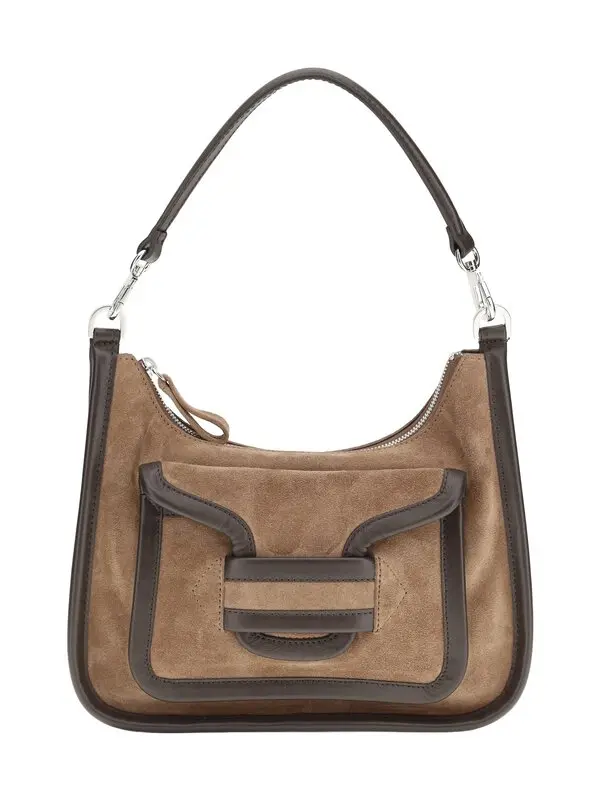 Pierre Hardy Alpha Day Miss Leather Shoulder Bag - Brown