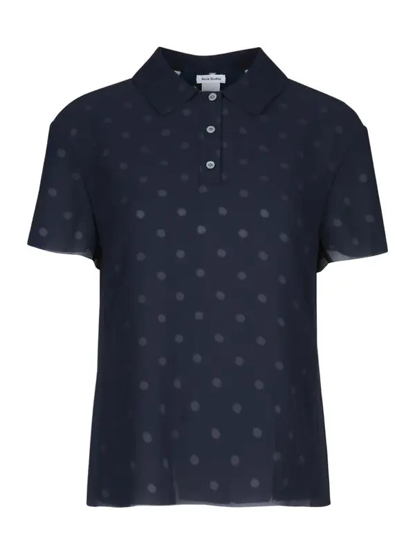 Acne Studios Fn-wn-blou001130 Polka Dot Top - Multicolor