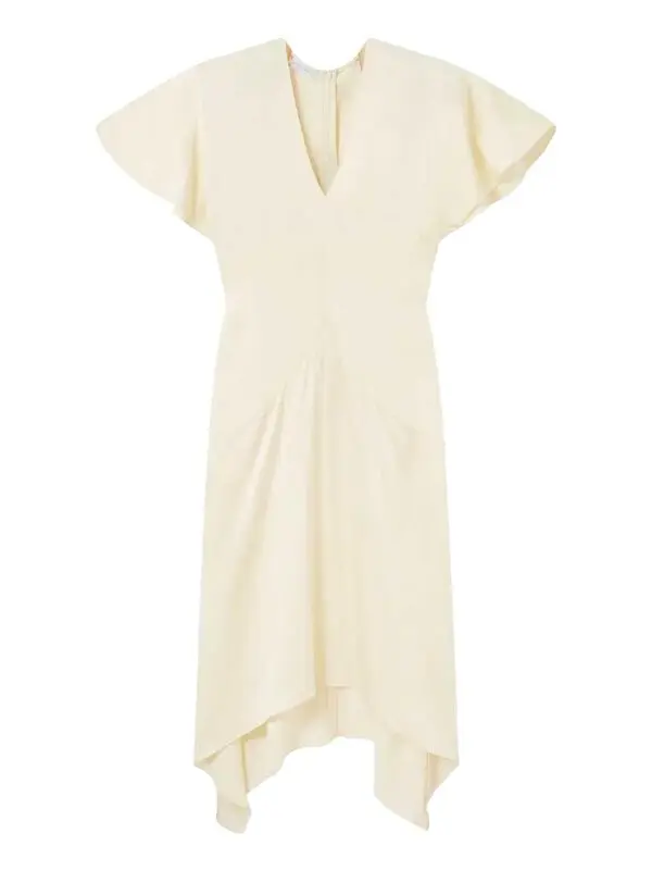 Stella McCartney Satin Midi Dress - Multicolor