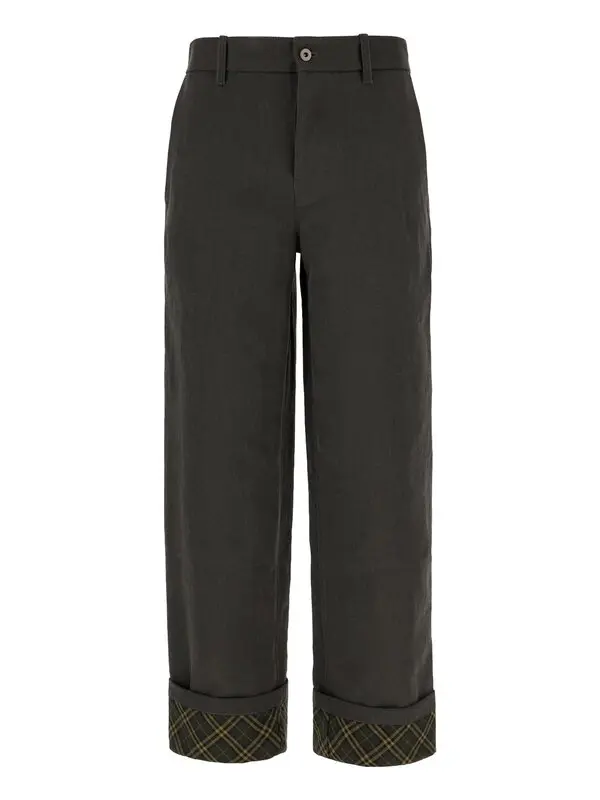 Burberry Checked Trousers - Multicolor