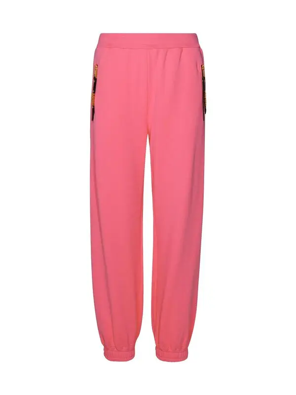 Moschino Fuchsia Cotton Pants - Pink