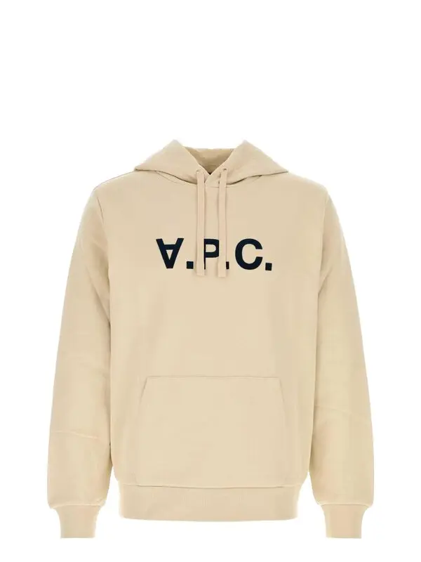 A.p.c. Stretch Cotton Sweatshirt - Brown