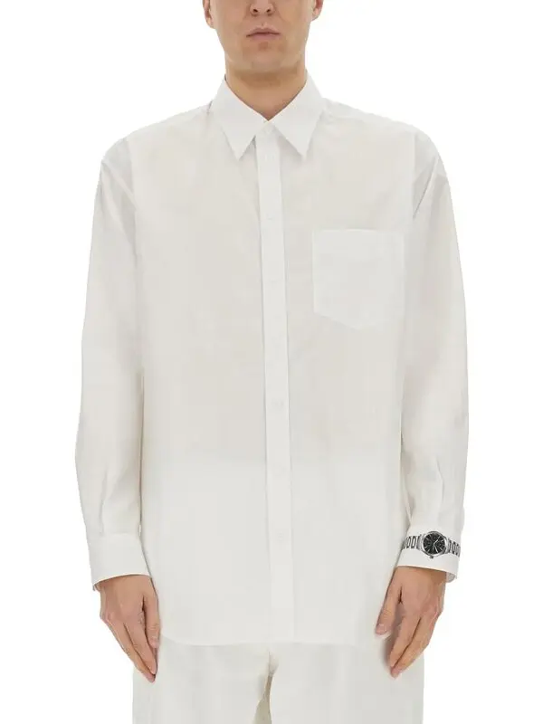Moschino Wristwatch Print Shirt - White