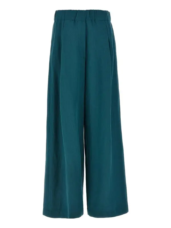 Dries Van Noten Pila Wool Blend Pants - Green