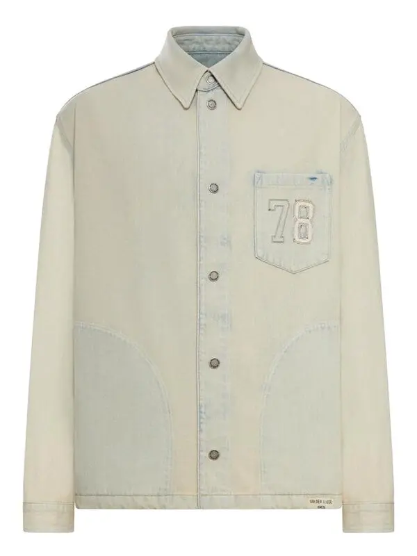 GOLDEN GOOSE Denim Work Jacket - Multicolor