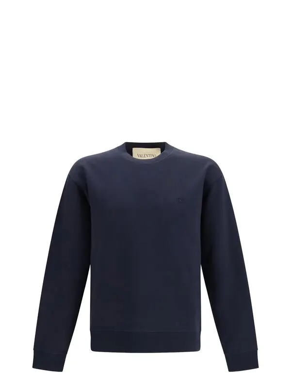 Valentino Garavani Cotton Sweatshirt - Blue