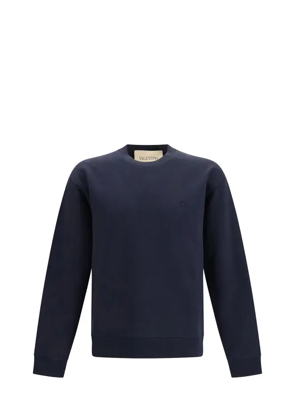 Valentino Garavani Cotton Sweatshirt - Blue