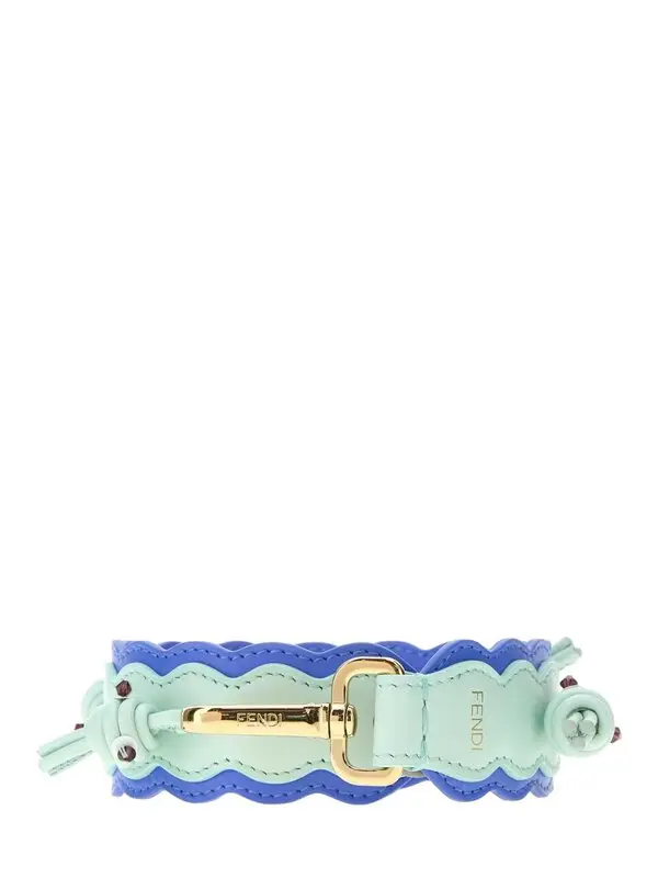 Fendi Two-tone Leather Mini You Shoulder Strap - Multicolor