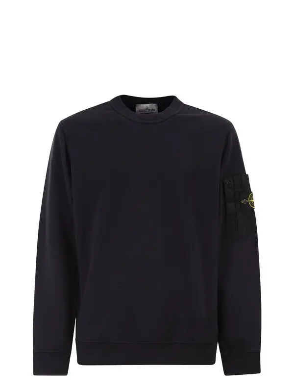 Stone Island Crew Neck Sweatshirt - Blue