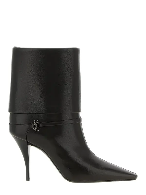Saint Laurent Niki Ankle Boots - Brown