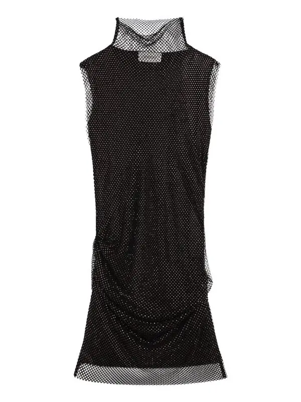 Sportmax Mesh Mini Dress - Black