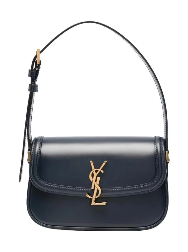Saint Laurent Calfskin Mini Bag - Blue