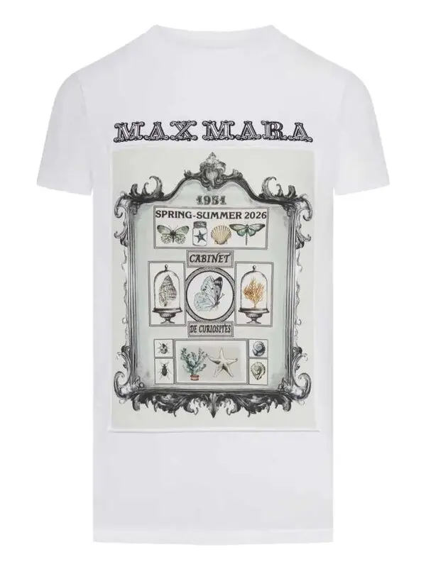 Max Mara Graphic T-shirt - White