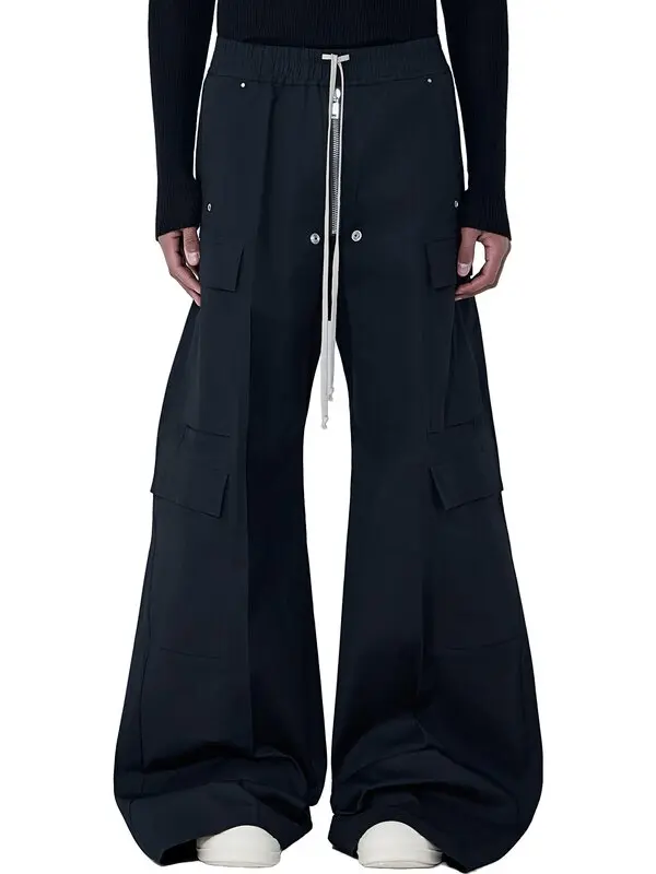 Rick Owens Wide-leg Cargo Trousers - Black