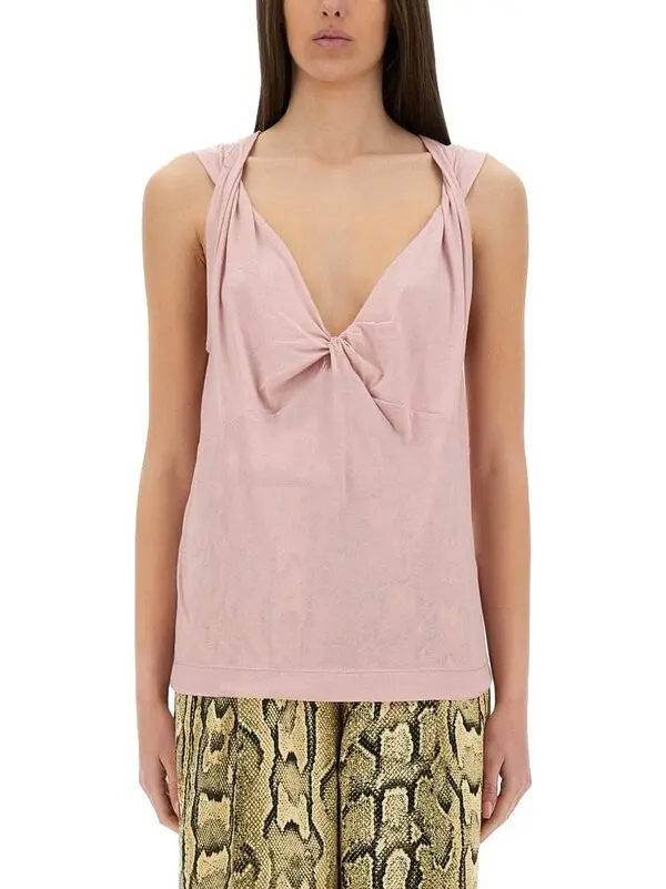 Dries Van Noten Jersey Top - Pink