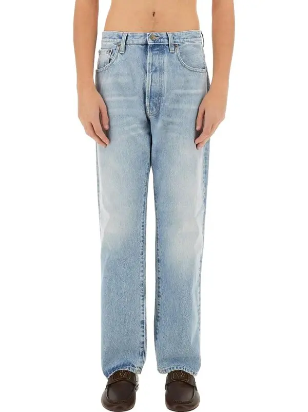 Valentino Garavani Denim Pants - Blue