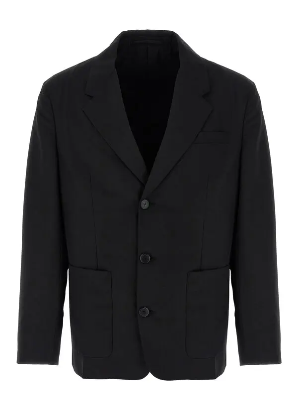 Prada Single-breasted Blazer - Black