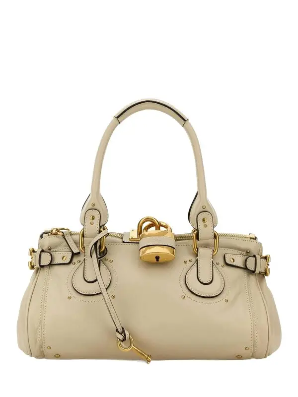 Chloé Leather Paddington Shoulder Bag - Brown
