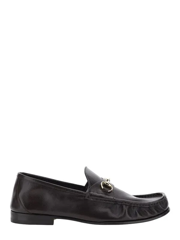 Gucci Lugano Leather Horsebit Loafers - Multicolor