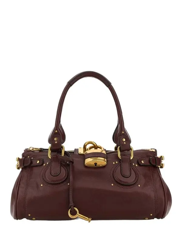 Chloé Chocolate Leather Paddington Shoulder Bag - Brown