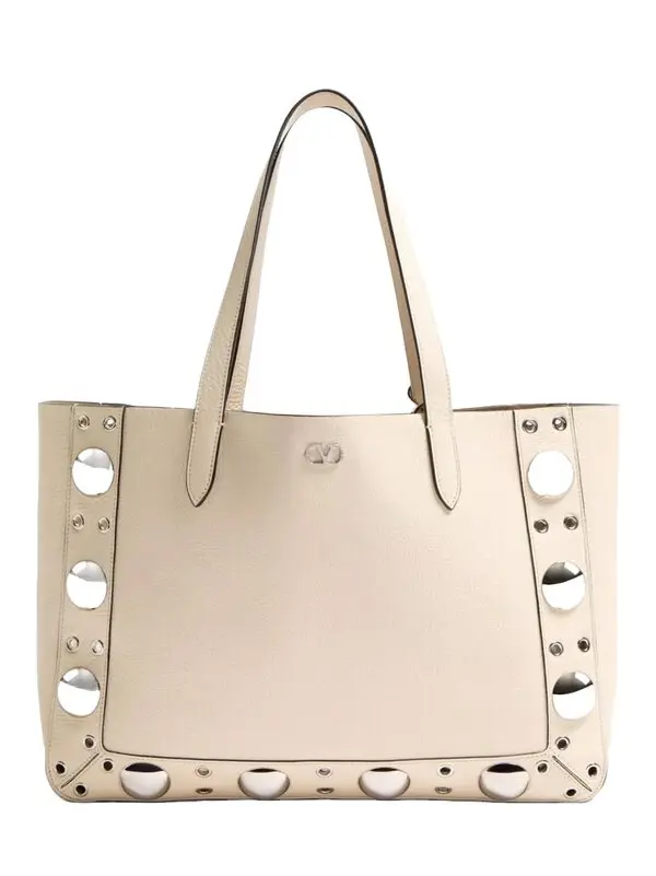 Valentino Garavani Nellcôte Shopping Bag - Cream