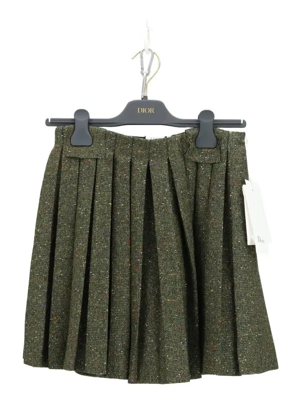 Dior Tweed Light Skirt - Green