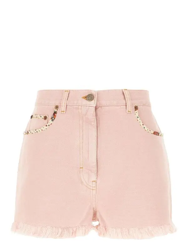 Valentino Garavani Denim Shorts - Multicolor