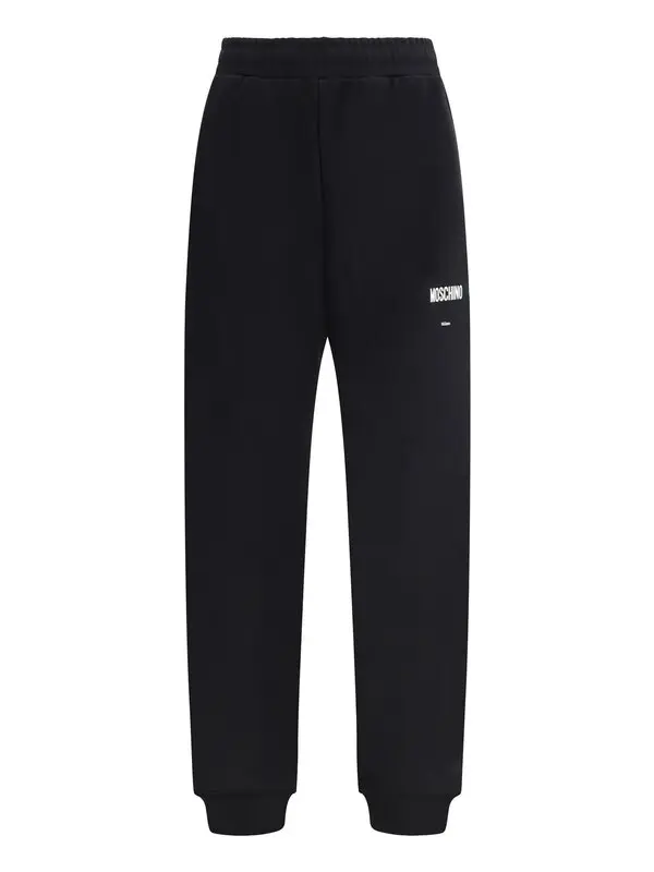 Moschino Cotton Sweatpants - Black