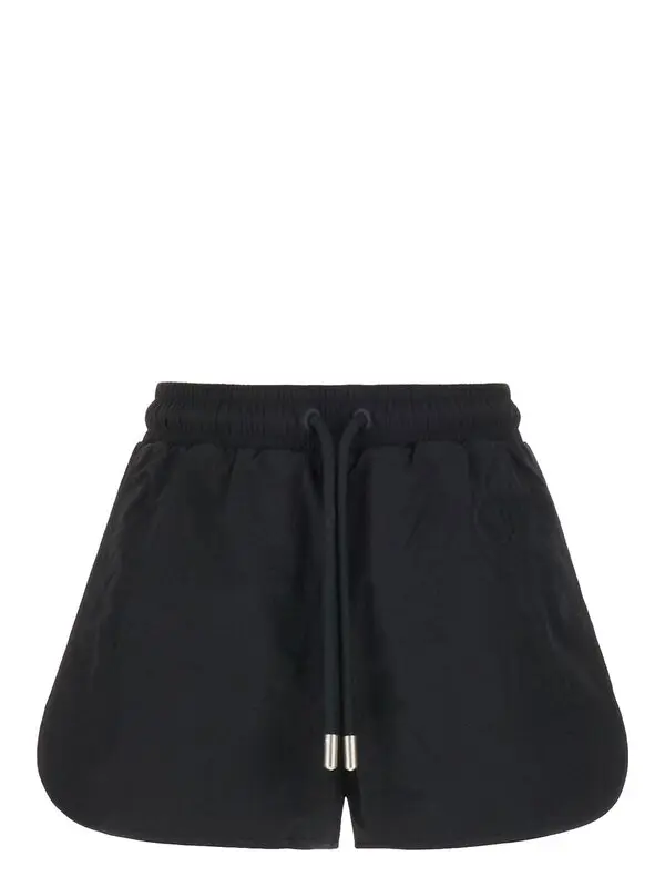 Off-White Drawstring Shorts - Multicolor