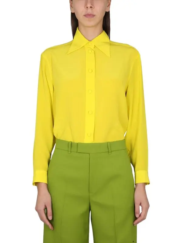 Gucci Silk Shirt - Yellow