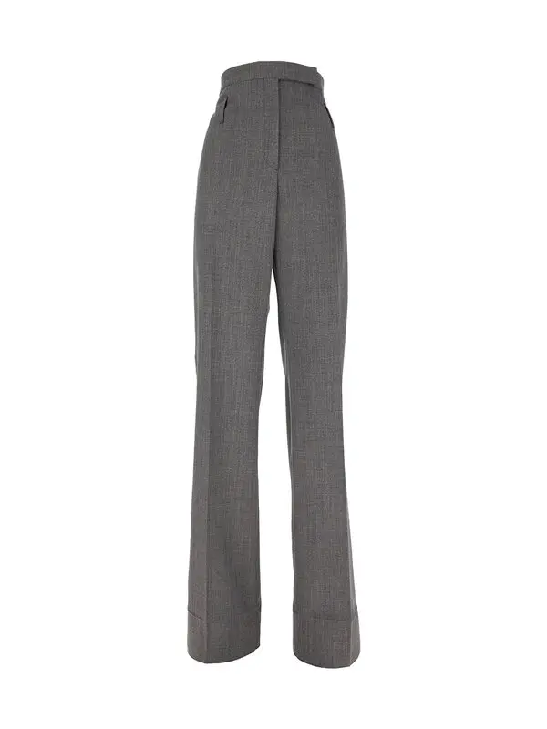 Prada High-waisted Tailored Trousers - Multicolor